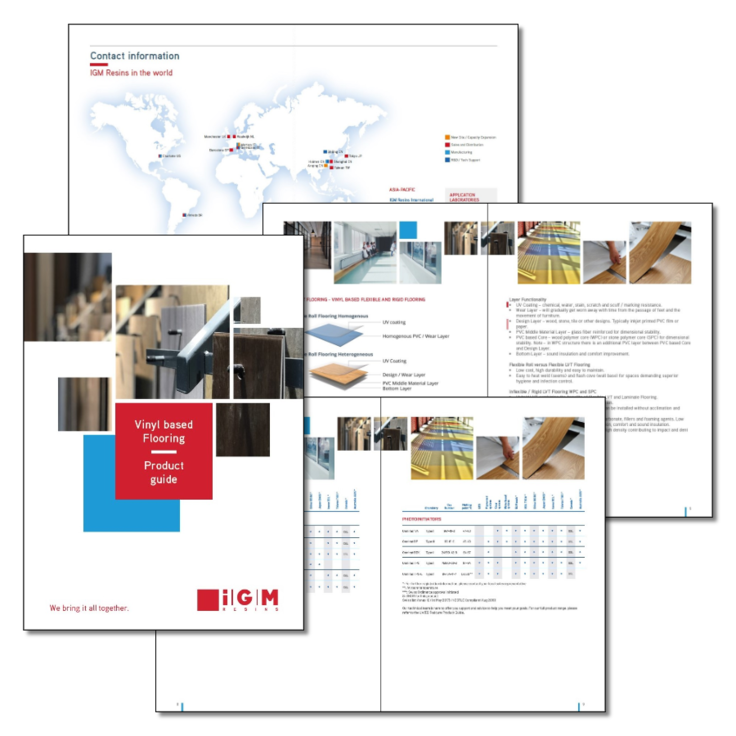 IGM RESINS : Brochures and Resources